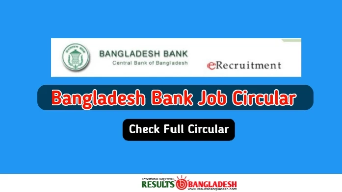 Bangladesh Bank Job Circular- 2024 (erecruitment.bb.org.bd) | Results ...
