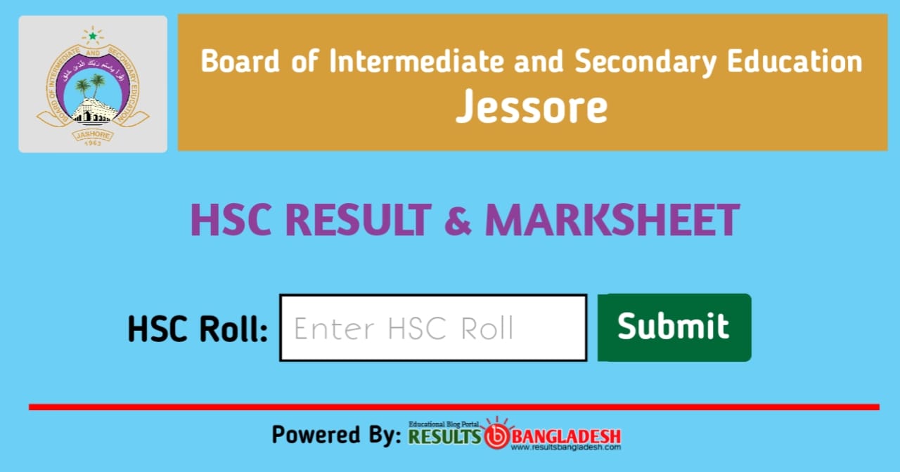 HSC Result 2024 Jessore Board with Marksheet | Results Bangladesh